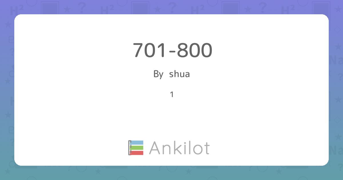 701-800 - Ankilot